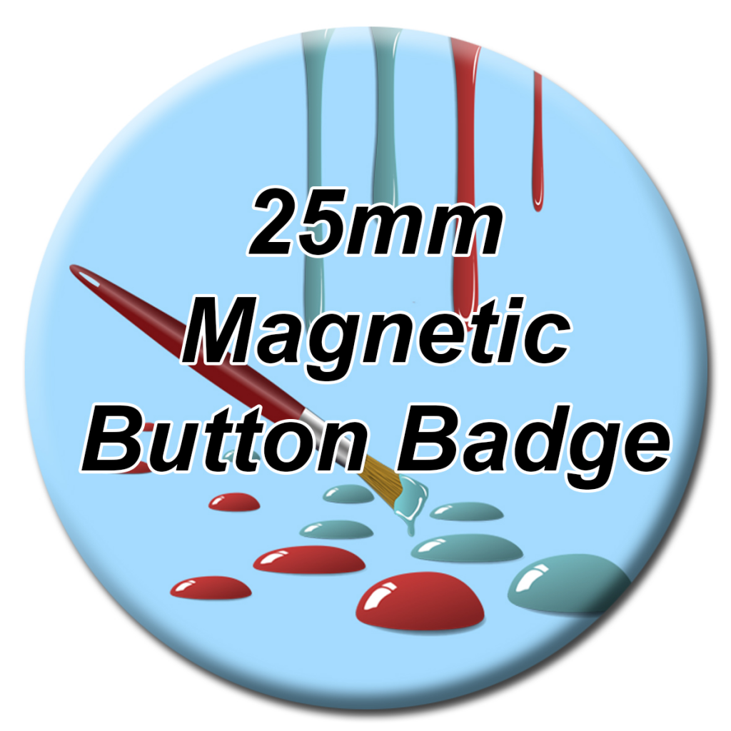 25mm Magnetic button badge