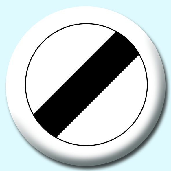 25mm National Speed Limit Button Badge